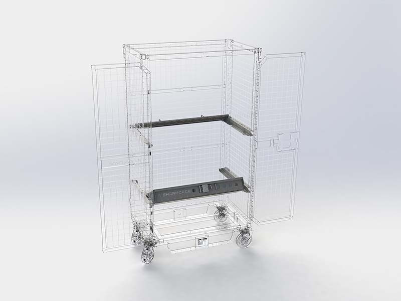 SHARKCAGE CWM WEAPONS RACK - DIMENSIONS AND PICTURES