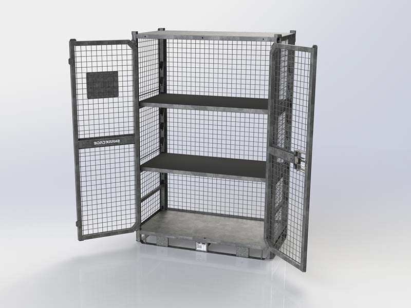 SHARKCAGE TACTICAL LOCKER CWL - DIMENSIONS AND PICTURES