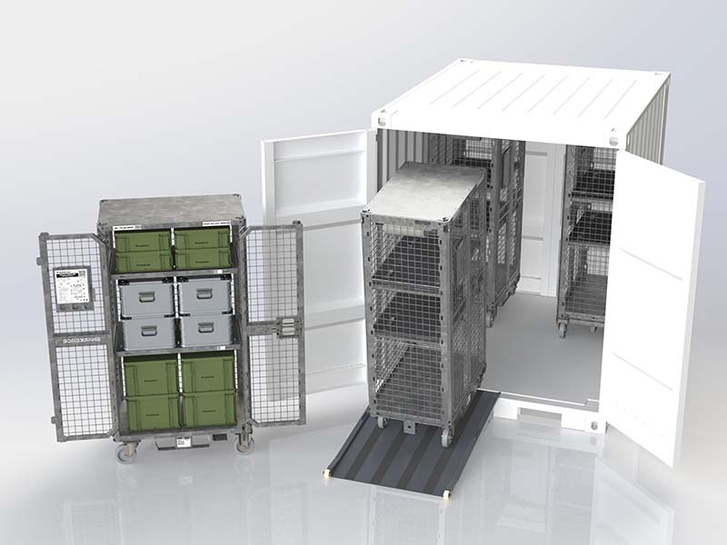 SHARKCAGE TACTICAL LOCKER/MEDIUM