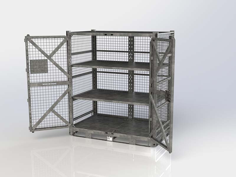 SHARKCAGE - TACTICAL LOCKER MEDIUM - DIMENSIONS AND PICTURES