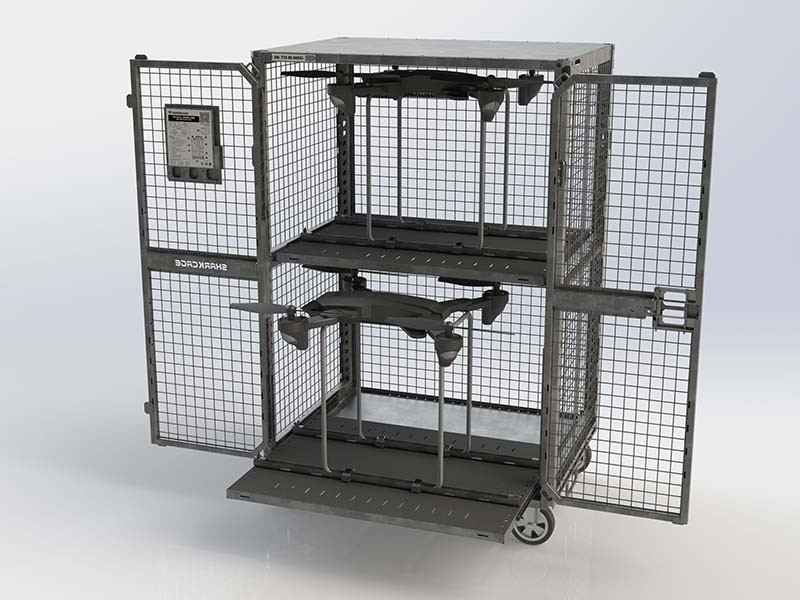 SHARKCAGE TACTICAL LOCKER SMALL - DIMENSIONS AND PICTURES