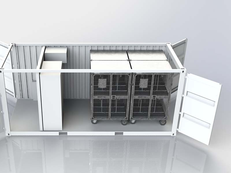 SHARKCAGE TACTICAL LOCKER SMALL - DIMENSIONS AND PICTURES