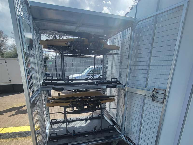 SHARKCAGE TACTICAL LOCKER SMALL - DIMENSIONS AND PICTURES