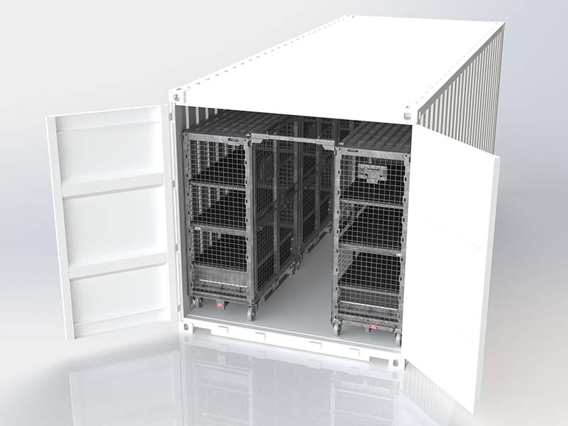 SHARKCAGE TACTICAL LOCKER CWL - DIMENSIONS AND PICTURES