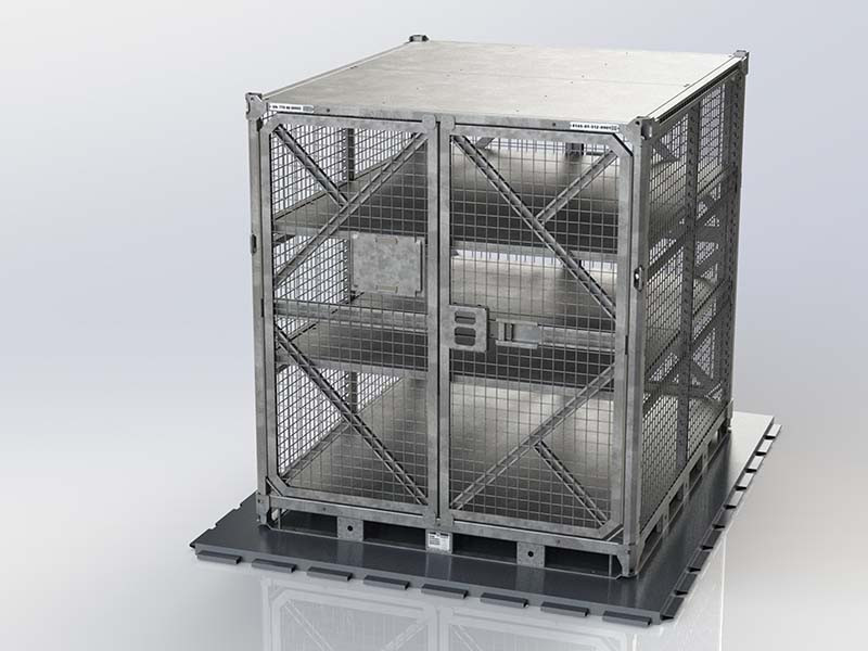 SHARKCAGE TACTICAL LOCKER MEDIUM - DIMENSIONS AND PICTURES