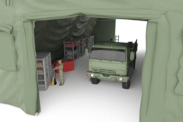 SHARKCAGE - Base in a box and field hospitals concepts