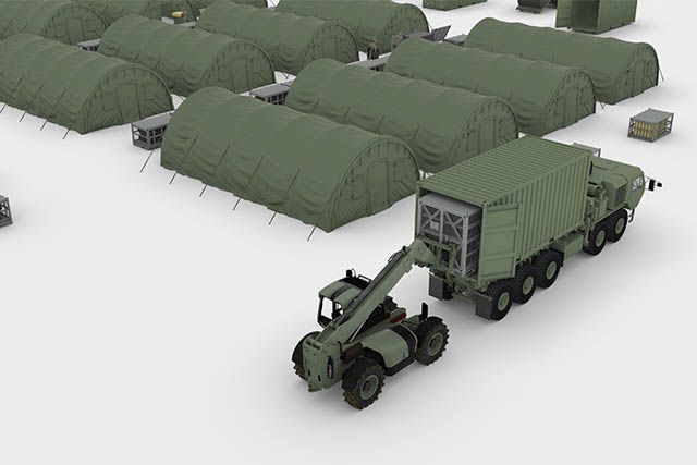 SHARKCAGE - Base in a box and field hospitals concepts