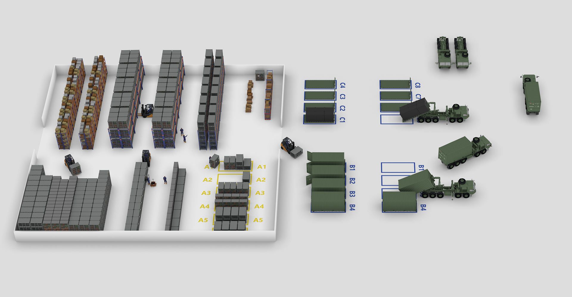 SHARKCAGE - Base in a box and field hospitals concepts