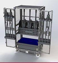 SHARKCAGE - Heavy duty cages for storage and transport of supplies.